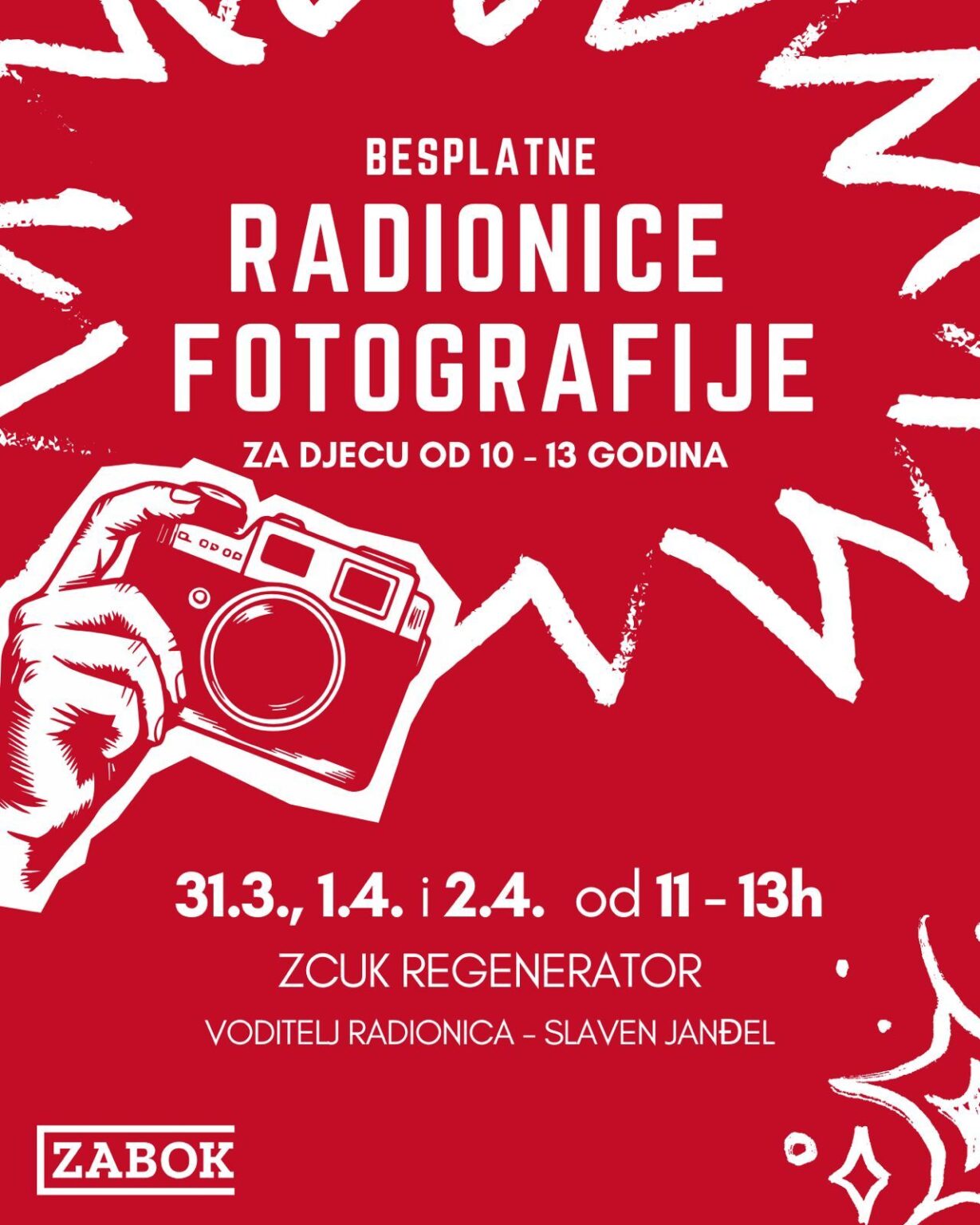 Grad Zabok organizira besplatne radionice fotografije za djecu ...