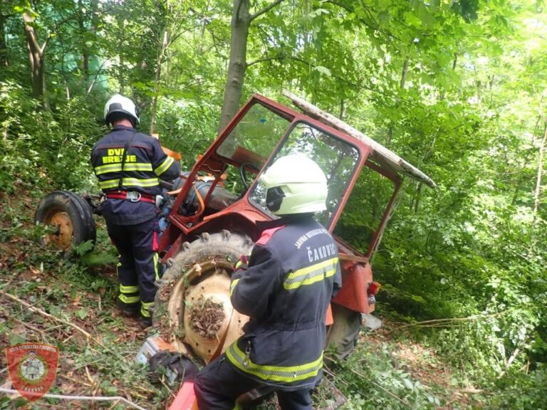 Drama kod Vugrišinca: Traktor završio u provaliji, ozlijeđena osoba ...